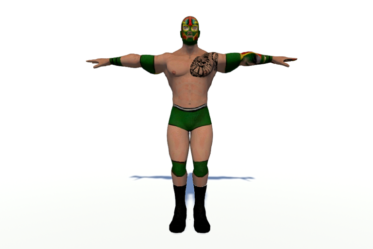 Free Low Poly Fighter Two Character 3D Model - Free 3D Hub
